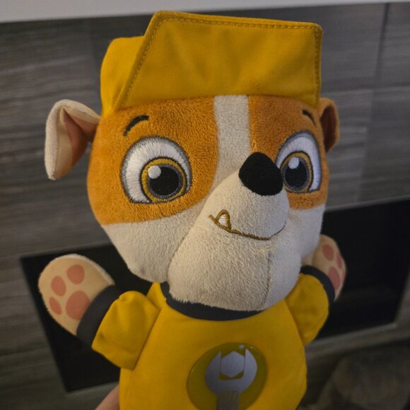 Paw Patrol | Toys | Paw Patrol Snuggle Up Rubble Plush Light Up Sounds ...